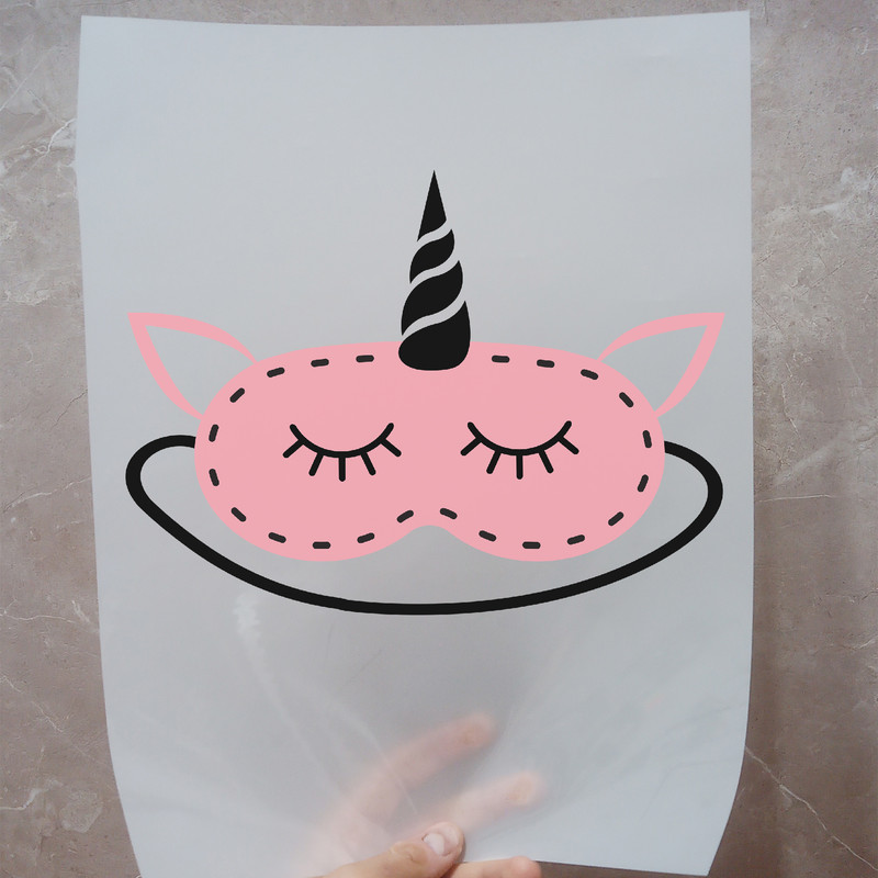 قیمت و خرید استیکر پارچه و لباس مدل dtf طرح یونیکورن کد H20.126 مجموعه 3 عددی