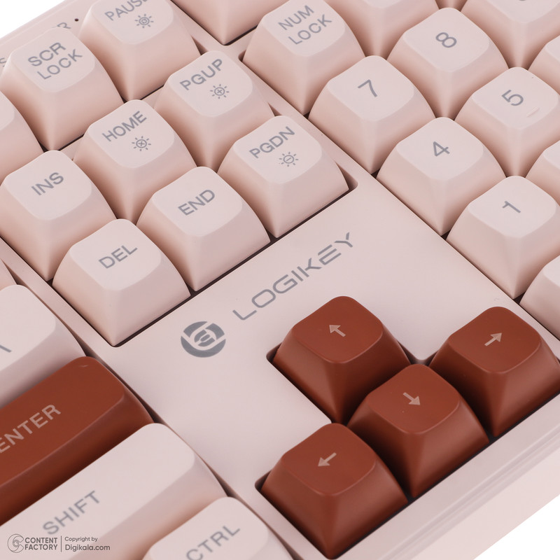 قیمت و خرید کیبورد لاجی کی مدل K330C، سوییچ ممبران، Full-Size، نورپردازی RGB