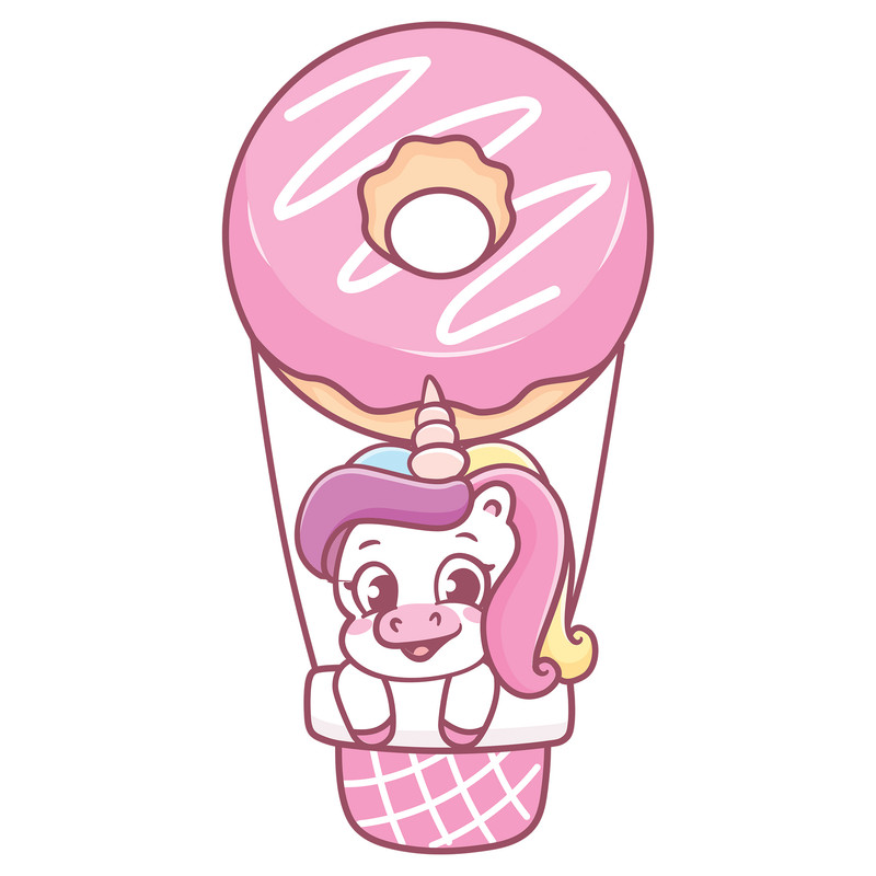 قیمت و خرید استیکر پارچه و لباس مدل dtf طرح یونیکورن کد H15.973 مجموعه 4 عددی