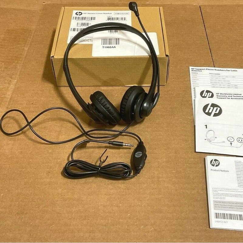 قیمت و خرید هدست سیمی اچ‌پی مدل T1A66AA