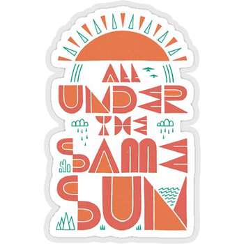 قیمت و خرید استیکر لپ تاپ طرح all under the same sun کدST44