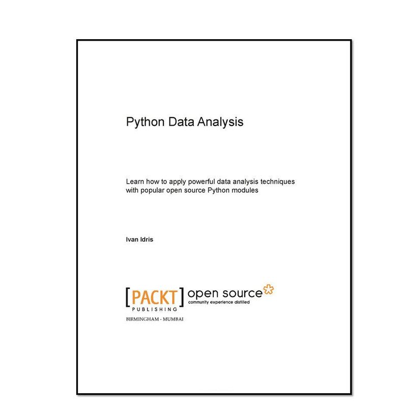 قیمت و خرید کتاب Python Data Analysis اثر Ivan Idris انتشارات Packt Publishing