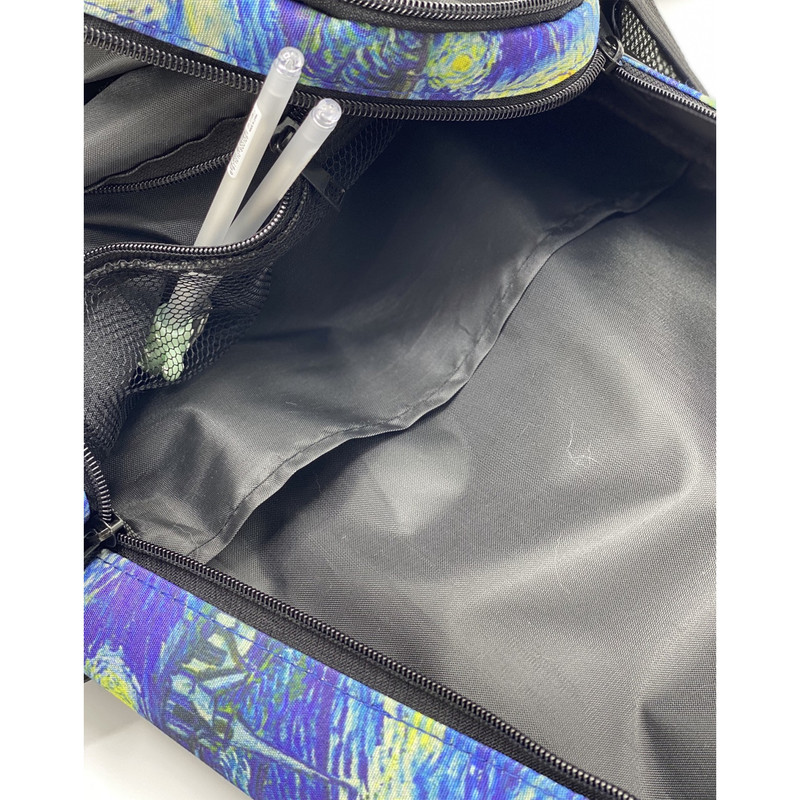 قیمت و خرید کوله پشتی ساراسا طرح شب های پرستاره مدل Van Gogh 01 به ...