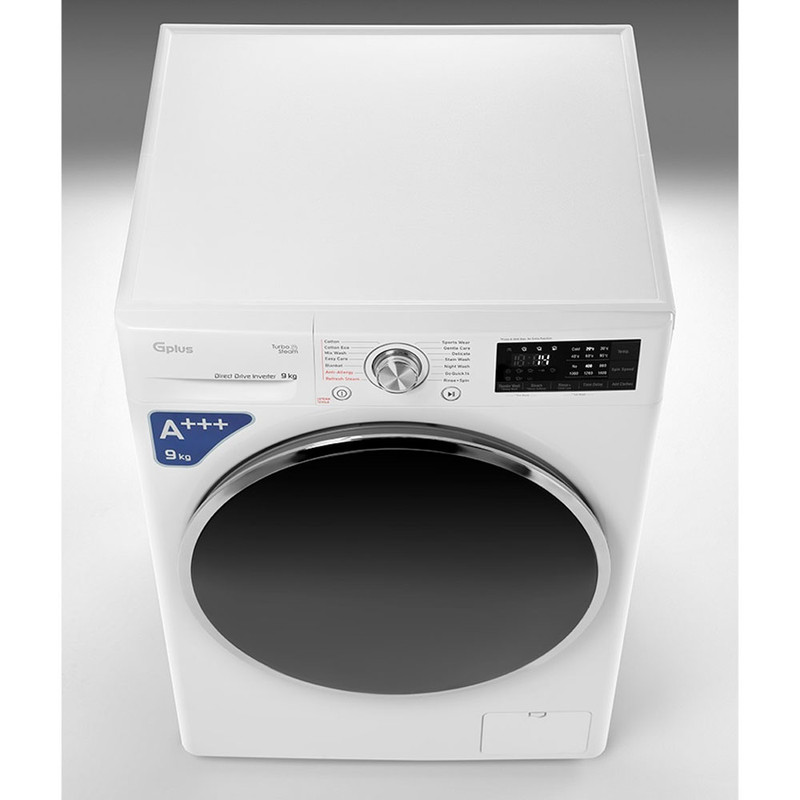 قیمت و خرید ماشین لباسشویی اتوماتیک جی پلاس مدل GWM-P99W ظرفیت 9 کیلوگرم