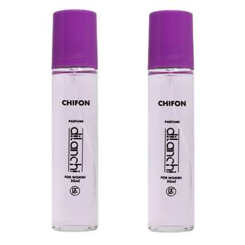 قیمت و خرید عطر جیبی زنانه دیلانچی مدل Chifon حجم 30 میلی لیتر بسته دو عددی
