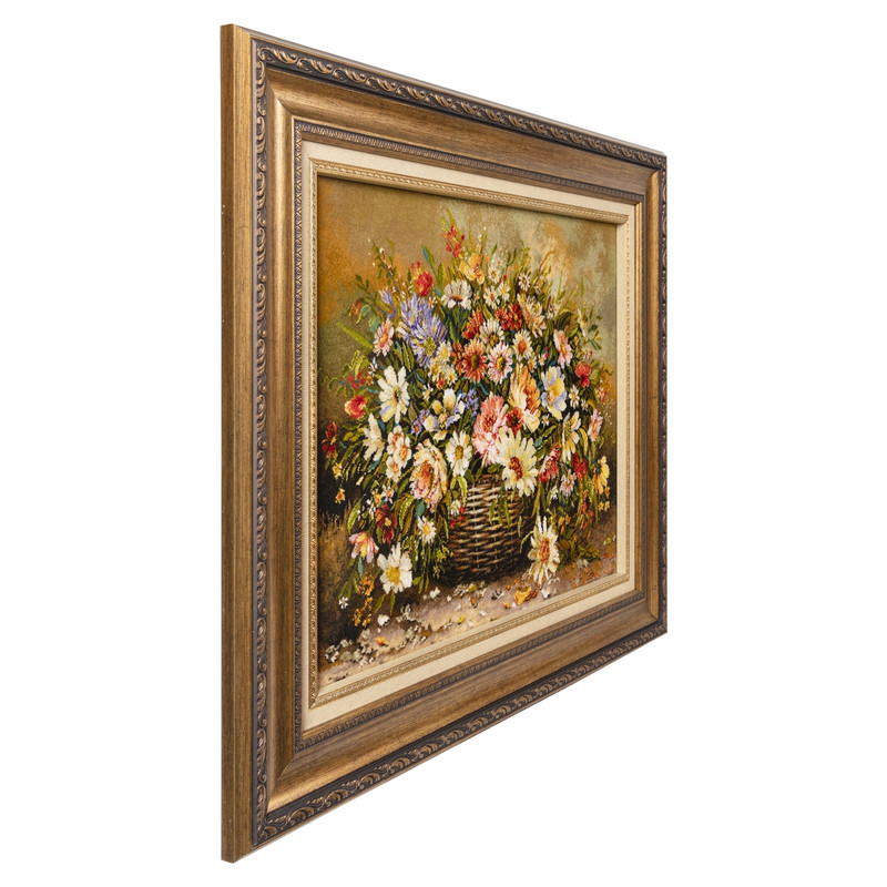 مشخصات، قیمت و خرید تابلو فرش دستباف سی پرشیا مدل گل در سبد کد 902993 ...