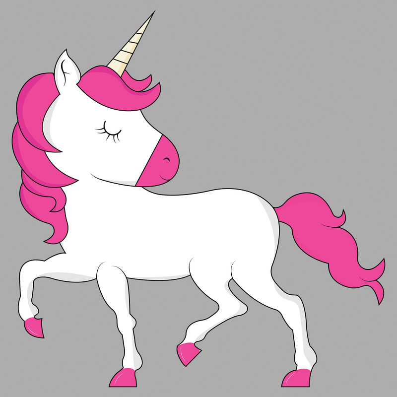 قیمت و خرید استیکر پارچه و لباس مدل dtf طرح یونیکورن کد H15.786 مجموعه 4 عددی