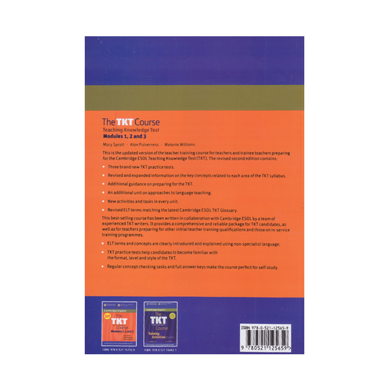 قیمت و خرید کتاب The TKT Teaching Knowledge Test Course Modules 1,2 And ...