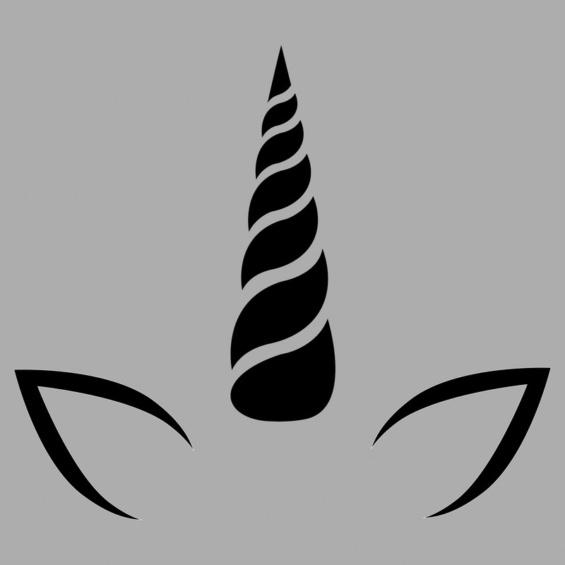 قیمت و خرید استیکر پارچه و لباس مدل dtf طرح یونیکورن کد H15.86 مجموعه 4 عددی