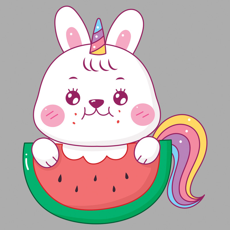 قیمت و خرید استیکر پارچه و لباس مدل dtf طرح یونیکورن کد H20.450 مجموعه 3 عددی