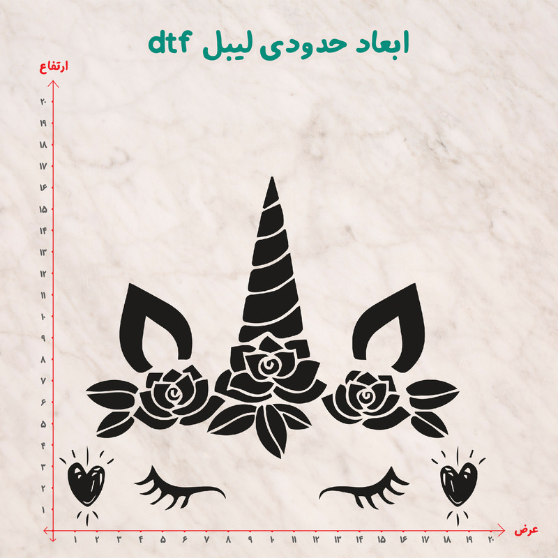 قیمت و خرید استیکر پارچه و لباس مدل dtf طرح یونیکورن کد H20.74 مجموعه 3 عددی