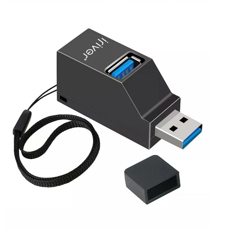 قیمت و خرید هاب 3 پورت USB3.0 آی ریور مدل Tiny Pro