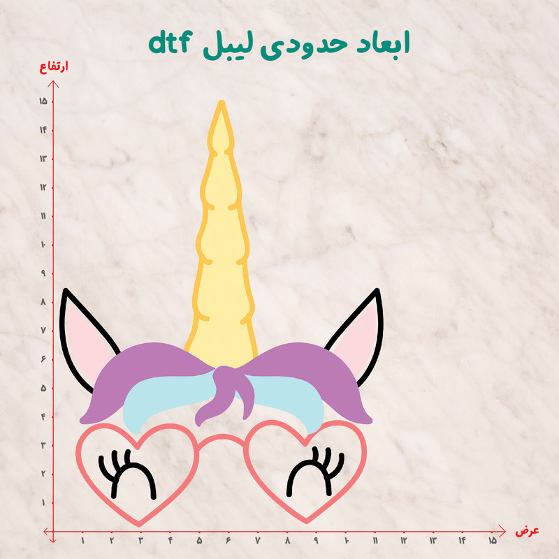قیمت و خرید استیکر پارچه و لباس مدل dtf طرح یونیکورن کد H15.67 مجموعه 4 عددی