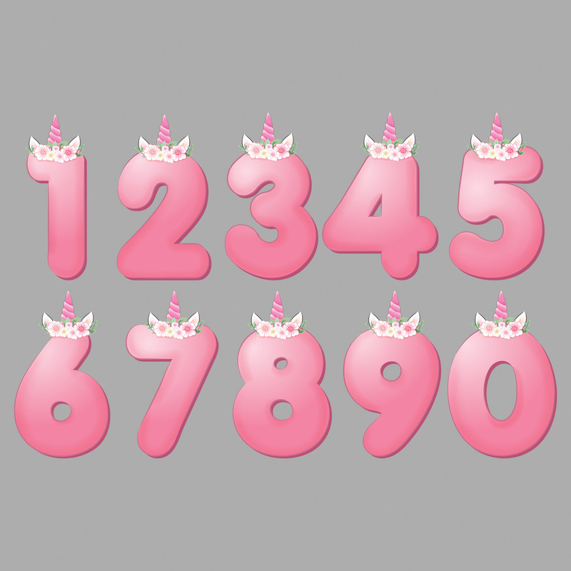 قیمت و خرید استیکر پارچه و لباس مدل dtf طرح یونیکورن کد H20.179 مجموعه 6 عددی