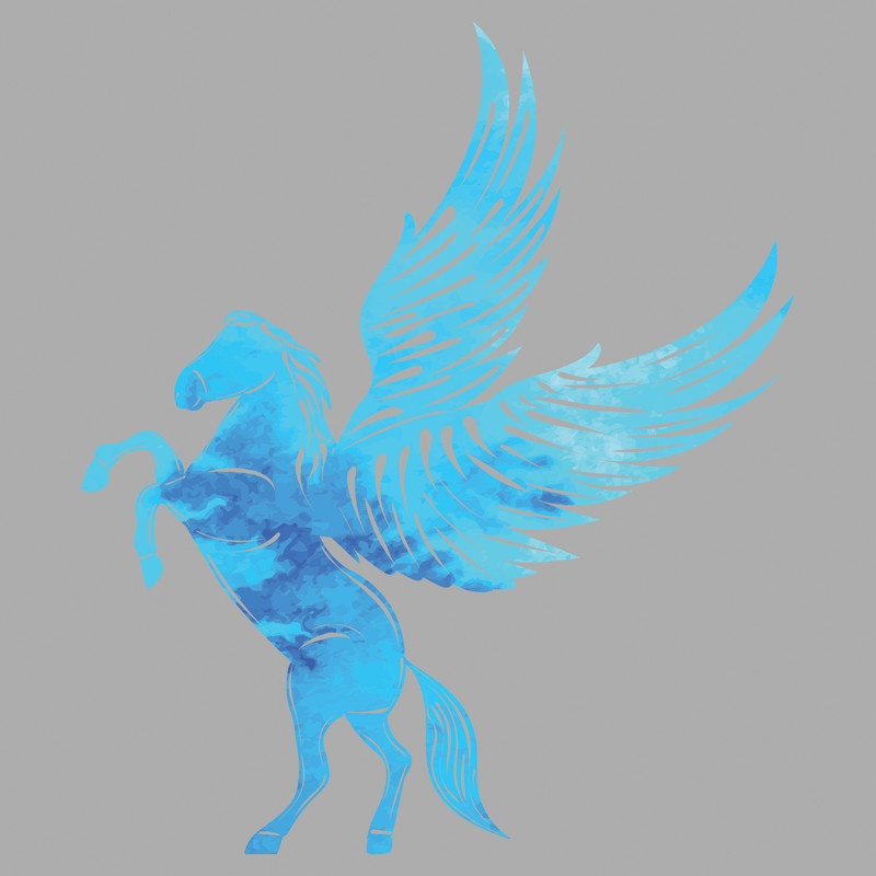 قیمت و خرید استیکر پارچه و لباس مدل dtf طرح یونیکورن کد H20.1019 مجموعه 3 عددی