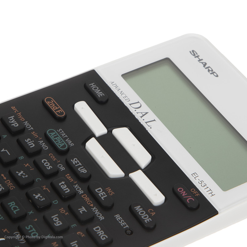 قیمت و خرید ماشین حساب شارپ مدل EL-531TH-WH
