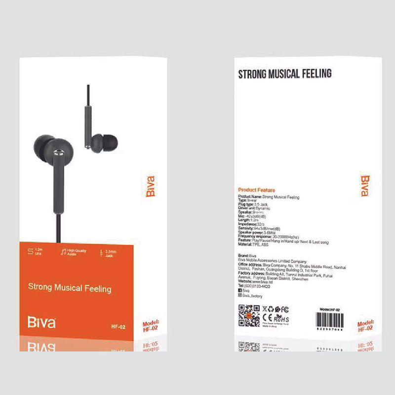 قیمت و خرید هندزفری بیوا مدل Biva HF-02