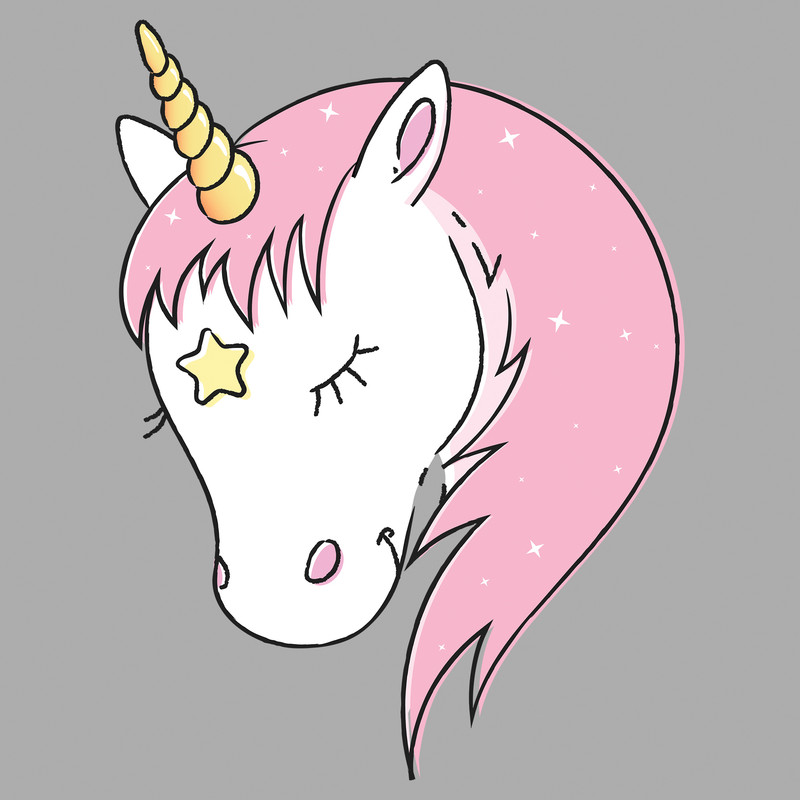 قیمت و خرید استیکر پارچه و لباس مدل dtf طرح یونیکورن کد H15.319 مجموعه 4 عددی