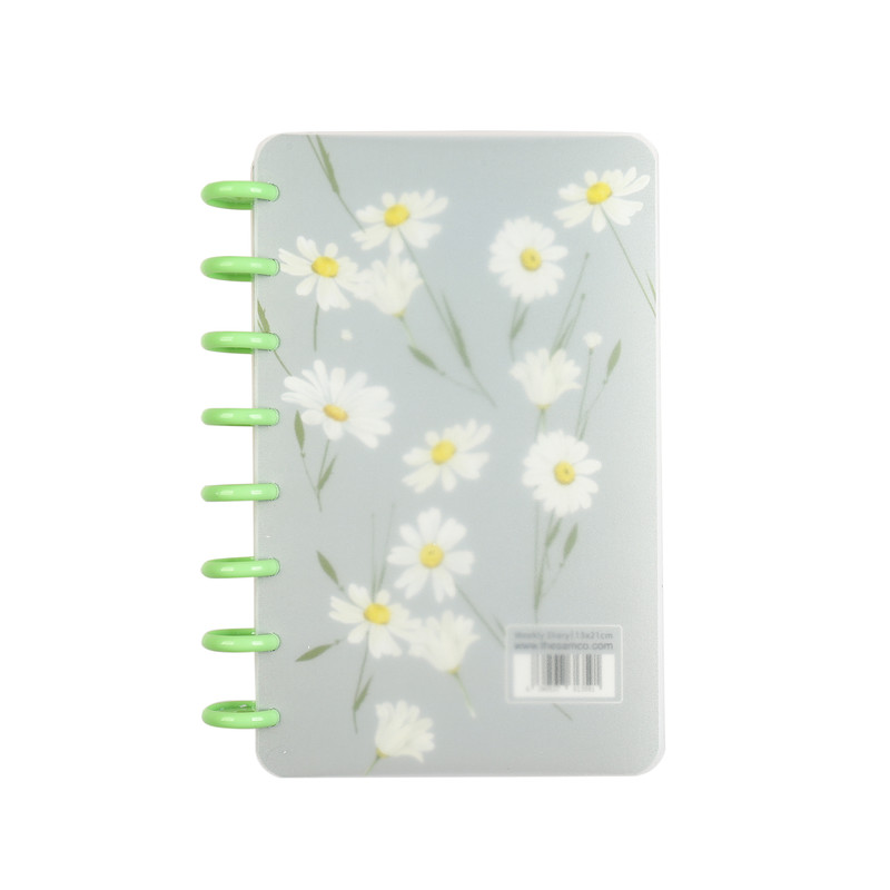 قیمت و خرید سالنامه سال 1403 سم مدل Discbound طرح بابونه