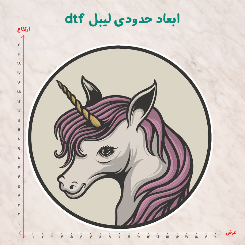 قیمت و خرید استیکر پارچه و لباس مدل dtf طرح یونیکورن کد H20.374 مجموعه 3 عددی