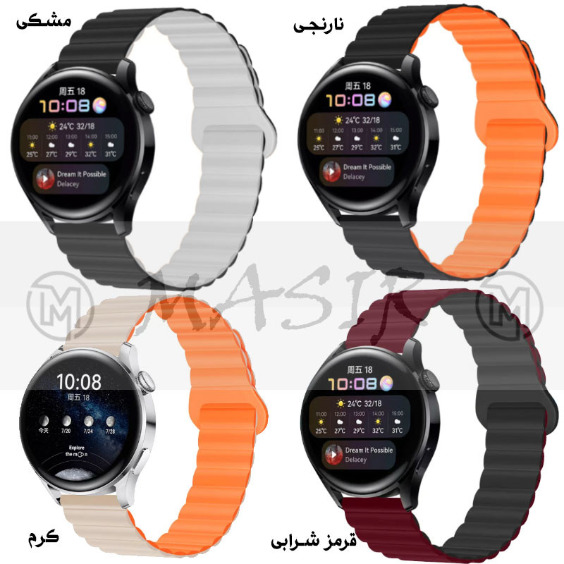 قیمت و خرید بند مسیر مدل Silicone Loop 2C Magnetic مناسب برای ساعت ...