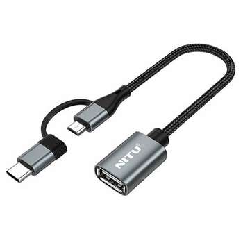 مشخصات، قیمت و خرید کابل OTG USB-C / microUSB نیتو مدل NT-CN20 | دیجی‌کالا