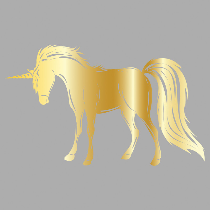 قیمت و خرید استیکر پارچه و لباس مدل dtf طرح یونیکورن کد H20.1137 مجموعه 3 عددی