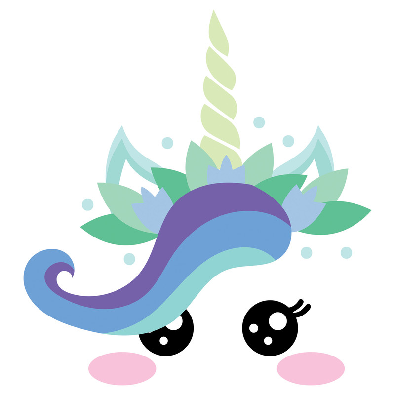 قیمت و خرید استیکر پارچه و لباس مدل dtf طرح یونیکورن کد H15.117 مجموعه 4 عددی