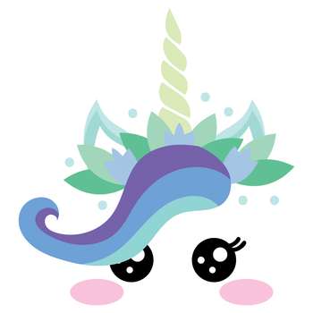 قیمت و خرید استیکر پارچه و لباس مدل dtf طرح یونیکورن کد H20.117 مجموعه 3 عددی