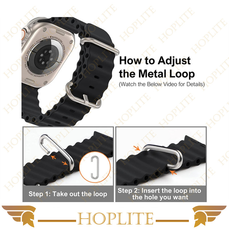 قیمت و خرید بند هاپلایت مدل Ocean مناسب برای ساعت هوشمند هاینو تکو T89 Ultra Max