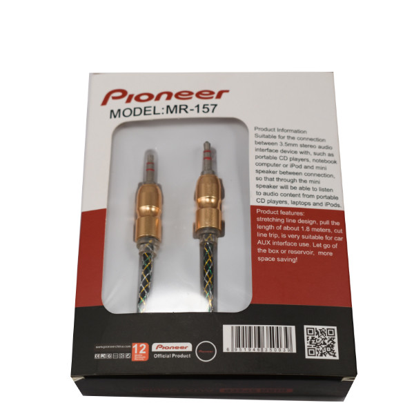 قیمت و خرید کابل aux پایونیر کد MR-157 طول 1 متر