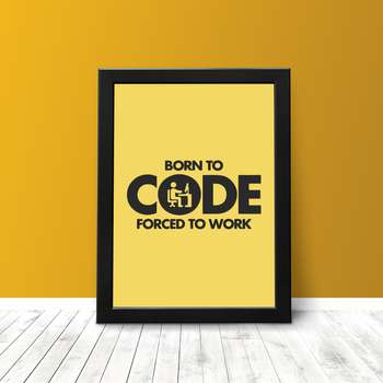 قیمت و خرید تابلو مدل برنامه نویسی Born to Code کد 107