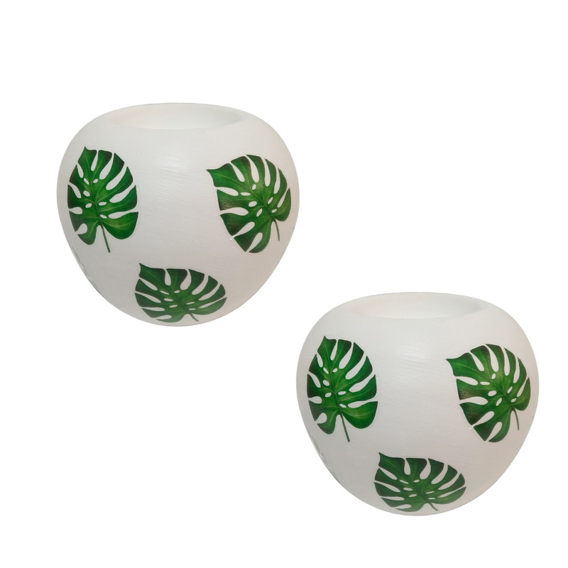 قیمت و خرید جاشمعی مدل برگ انجیری کد 3 بسته دو عددی