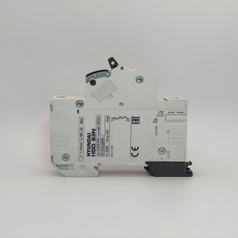 قیمت و خرید فیوز مینیاتوری تکفاز 10 آمپر هیوندای مدل HGD 63N