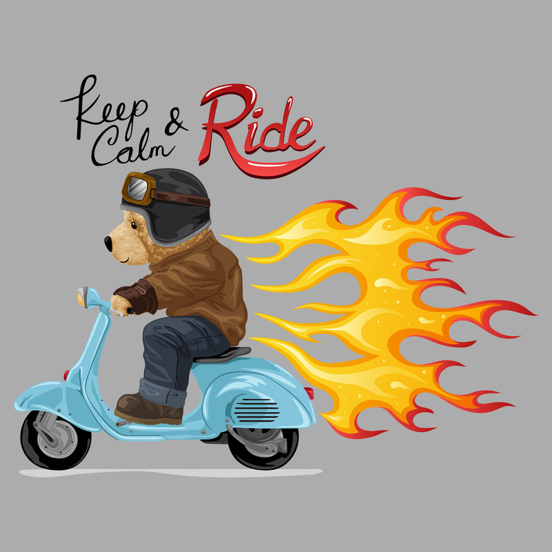 قیمت و خرید استیکر پارچه و لباس مدل dtf طرح تدی کد H15.72 مجموعه 12 عددی