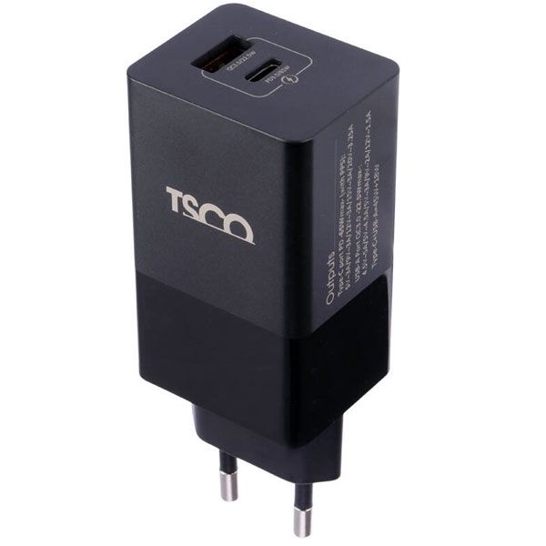 قیمت و خرید شارژر دیواری تسکو مدل TTC 67 به همراه کابل تبدیل USB-C