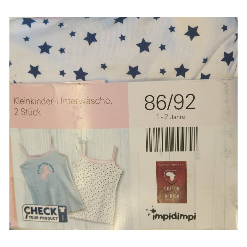 قیمت و خرید تاپ دخترانه ایمپی دیمپی مدل 804848 بسته 2 عددی