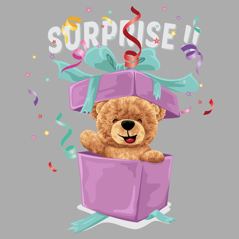 قیمت و خرید استیکر پارچه و لباس مدل dtf طرح تدی کد H15.81 مجموعه 24 عددی