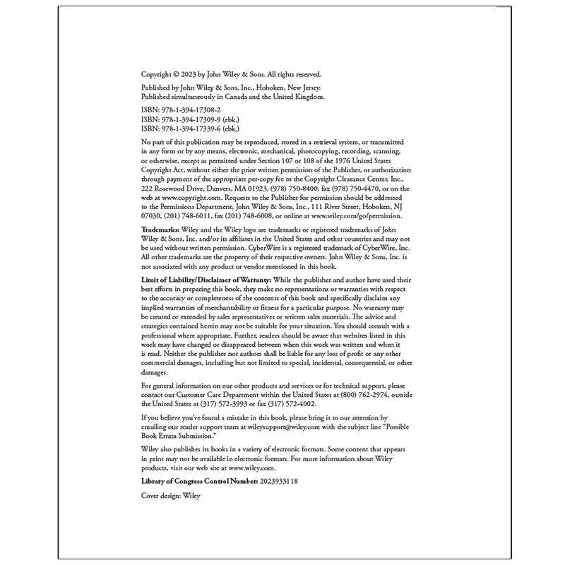 قیمت و خرید کتاب Cybersecurity First Principles A Reboot of Strategy and Tactics اثر Rick Howard ...