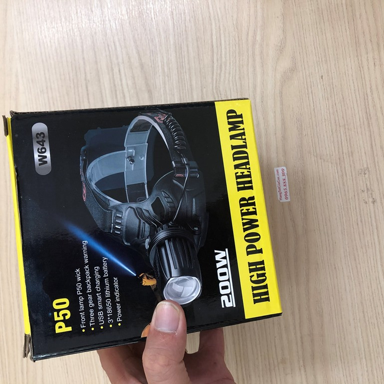 قیمت و خرید چراغ پیشانی اسمال سان مدل W643