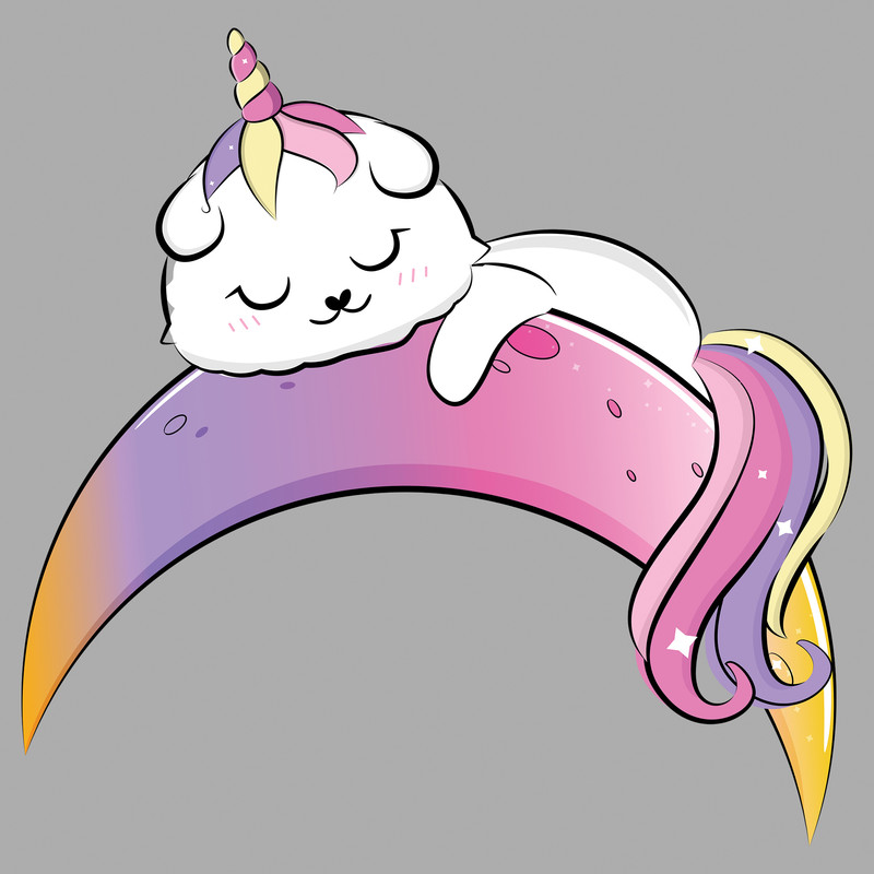 قیمت و خرید استیکر پارچه و لباس مدل dtf طرح یونیکورن کد H15.206 مجموعه 4 عددی