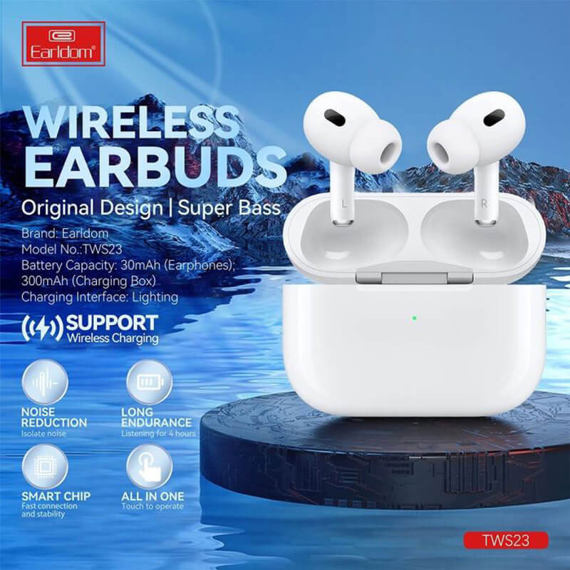 قیمت و خرید هندزفری بلوتوثی ارلدام مدل ET-TWS23