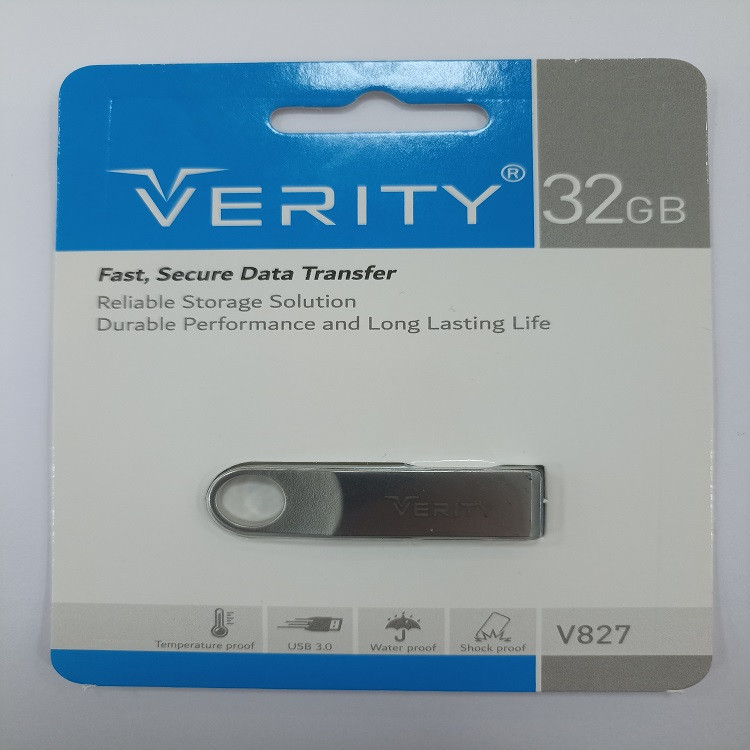 قیمت و خرید فلش مموری وریتی مدل V827 USB3.0 ظرفیت 32 گیگابایت