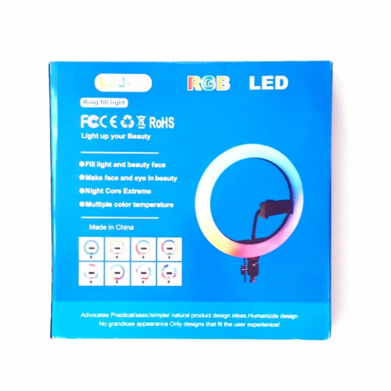 قیمت و خرید رینگ لایت مدل RGB_LED 26 به همراه سه پایه
