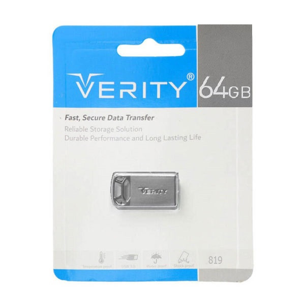 قیمت و خرید فلش مموری وریتی مدل V819 USB3.0 ظرفیت 64 گیگابایت