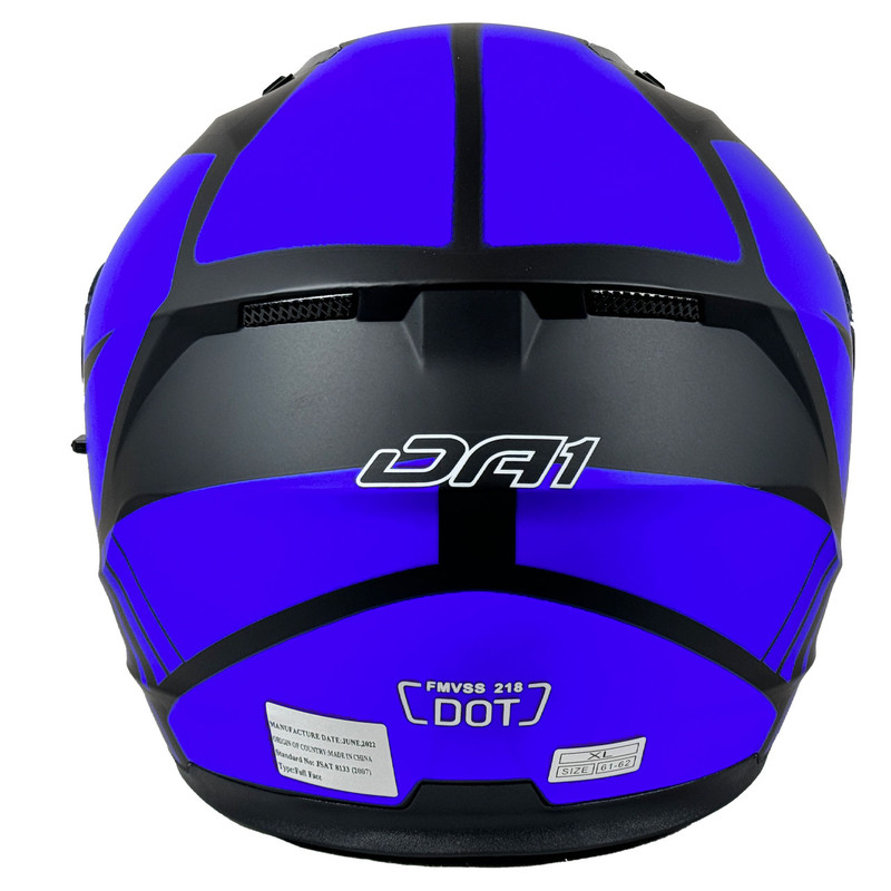 قیمت و خرید کلاه کاسکت مدل DA1 BLACK-BLUE105