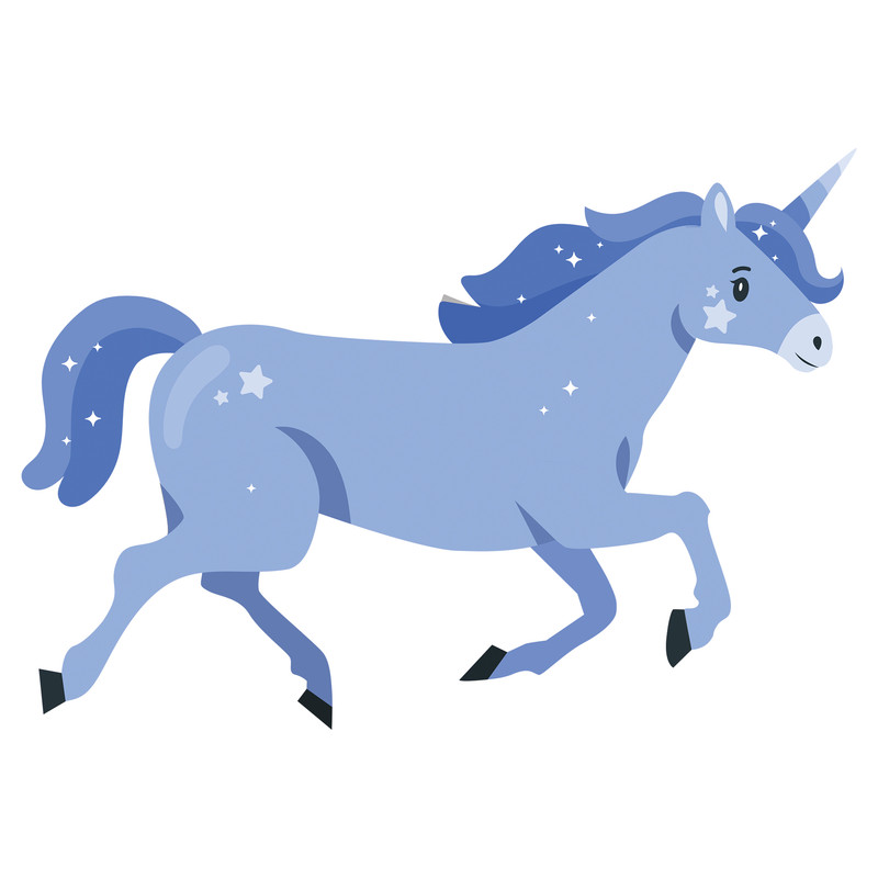 قیمت و خرید استیکر پارچه و لباس مدل dtf طرح یونیکورن کد H20.317 مجموعه 3 عددی