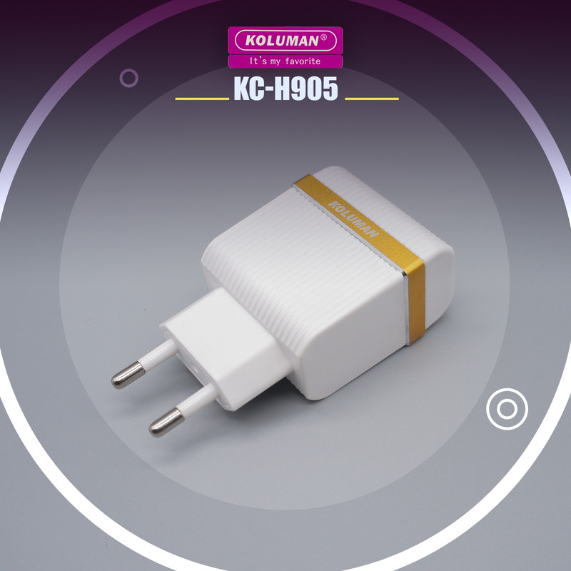 قیمت و خرید شارژر دیواری کلومن مدل KC-H905 به همراه کابل microusb