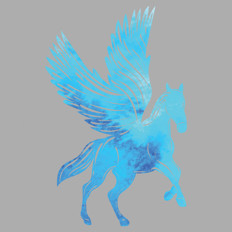 قیمت و خرید استیکر پارچه و لباس مدل dtf طرح یونیکورن کد H15.1032 مجموعه 4 عددی