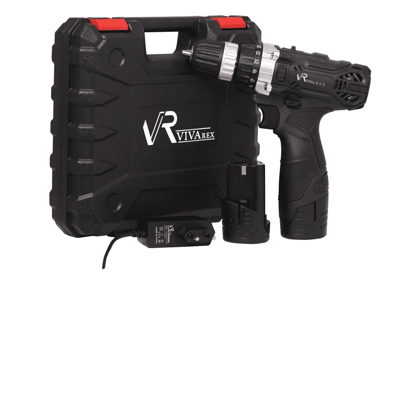 قیمت و خرید مجموعه 30عددی دریل پیچ گوشتی شارژی ویوارکس مدل VR12V-2A